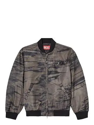 DIESEL® Nylon Logo-plaque Bomber Jacket - 02