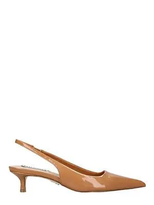 Steve Madden Kittie Faux-leather Slingbacks - Camel