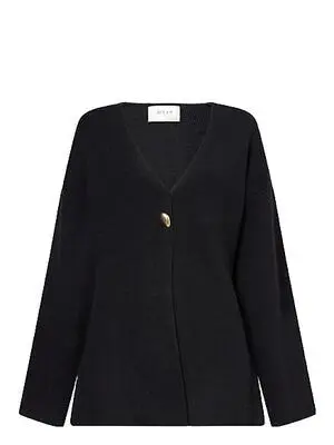 Dissh Long-sleeve Knitted Top - Black