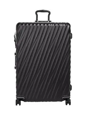 Tumi Extended Trip Four-wheel Shell Checked Suitcase - Black Texture