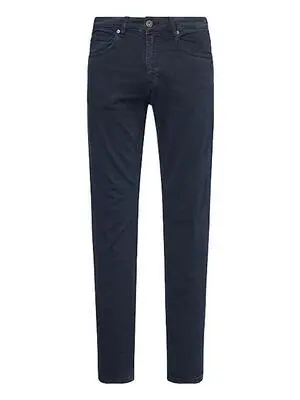 VINGT QUATRE Tapered-leg Denim Jeans - Navy