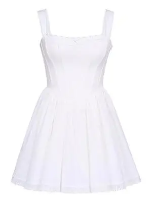 House Of Cb Ami Corset-bodice Mini Dress - White