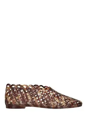 Steve Madden Grove 2 Woven Ballet Flats - Brown/oth