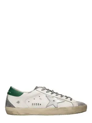 GOLDEN GOOSE Super-Star Leather Low-Top Trainers White/comb