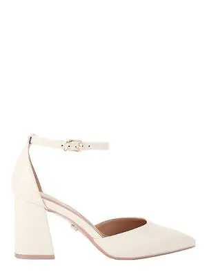 Carvela Refined Wide-fit Faux-leather Courts - Bone