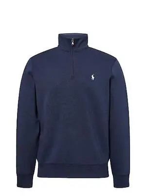 Polo Ralph Lauren Embroidered-logo Cotton-jersey Sweatshirt - Blue