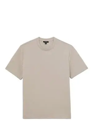 REISS Bradley Short-sleeved Jersey T-shirt - Stone