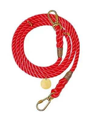 FOUND MY ANIMAL Large Rope Nylon Dog Lead - Red
