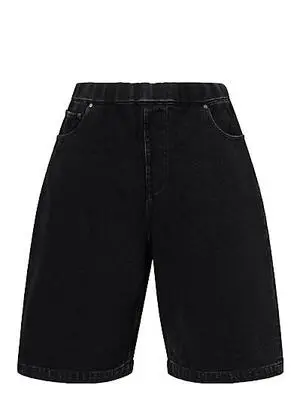 ENTIRE STUDIOS Relaxed-Fit Denim Shorts Magnetite