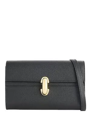 Savette Symmetry Small Leather Shoulder Bag - Black