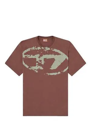 DIESEL® T-boxt-n14 Flock-logo Cotton-jersey T-shirt Xs 61j