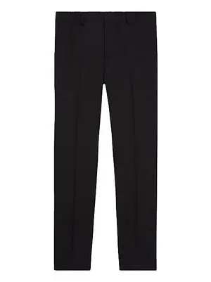 The Kooples Slim-fit Straight-leg Wool Suit Trousers - Bla01