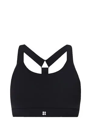 Sweaty Betty Power Medium Support Seam-free Sports Bra - Black