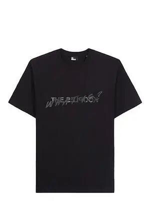 The Kooples Logo Text-print Cotton-jersey T-shirt - Black