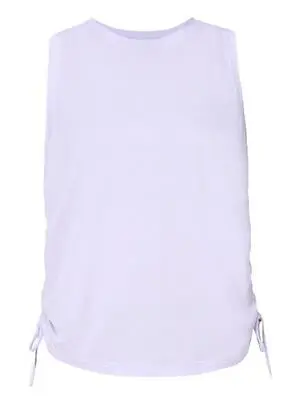 Sweaty Betty Soft Flow Studio Side-ruched Tank Top - Heather Purple