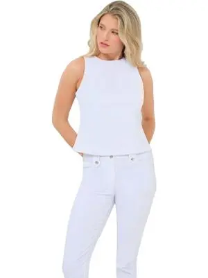 ANATOMIE Marietta Performance Twill Fitted Top