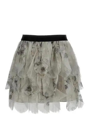 Max Mara Talc Mini Skirt Grey
