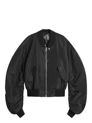 Rick Owens Flight Bomber Jacket - Black