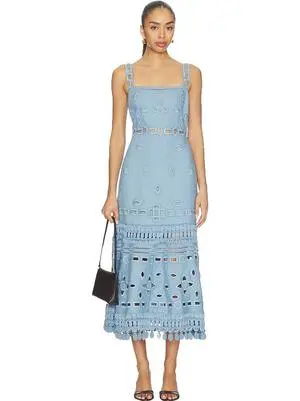 Alexis Evelyn Dress - Blue