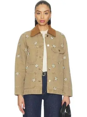 ALLSAINTS Bex Denim Jacket - Tan