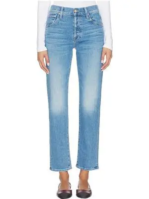MOTHER The Mid Rise Hiker Hover Jeans - Blue
