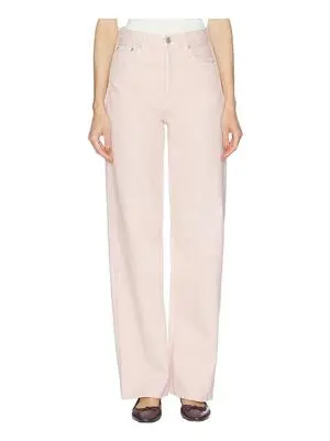 AGOLDE AGOLDE Ren High Rise Wide Leg Jeans Blush