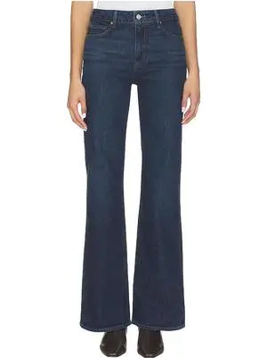 Paige Sofia Seamed Flare Jeans - Blue