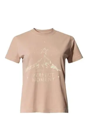 Perfect Moment Vintage Logo Cotton Tee - Blush