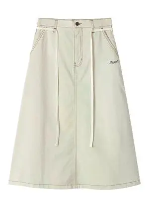 FINGERCROXX Logo-Embroidered Skirt