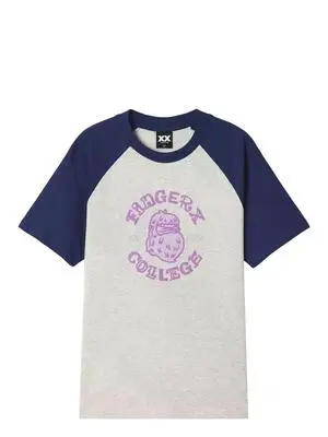 FINGERCROXX Graphic Print T-shirt - Grey