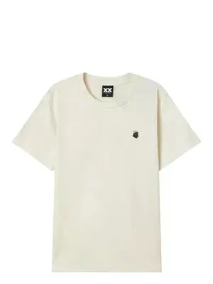 FINGERCROXX Logo-patch T-shirt - Neutrals
