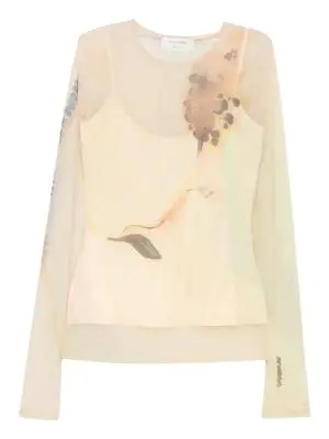 Sportmax Long-sleeve T-shirt - Neutrals