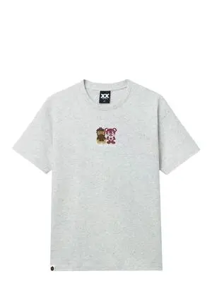 FINGERCROXX Embroidered T-shirt - Grey
