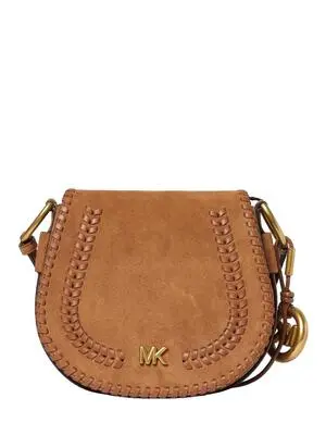 Michael Kors Suede Crossbody Bag - Brown