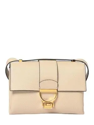 COCCINELLE Leather Crossbody Bag - Sand