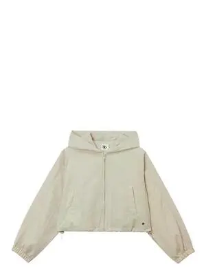 B+AB Zip-up Hooded Jacket - Neutrals