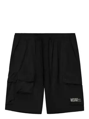 FINGERCROXX Cargo Pocket Shorts - Black