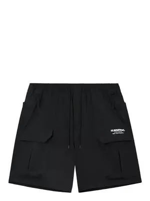 FINGERCROXX Pocket Drawstring Shorts - Black