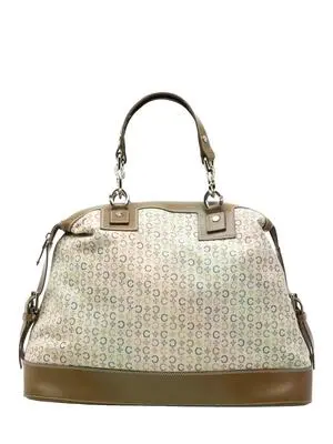 Celine 20th Century Macadam Canvas Handbag - Brown