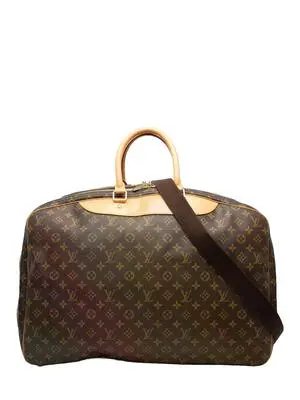 LOUIS VUITTON 2001 Monogram Alize 3 Poches Travel Bag - Brown