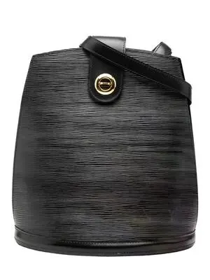 LOUIS VUITTON 1996 Epi Cluny Shoulder Bag - Black