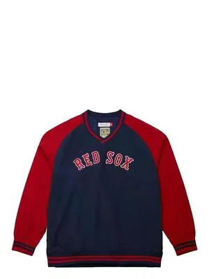 Mitchell & Ness Mlb Boston Red Sox Pullover - Blue