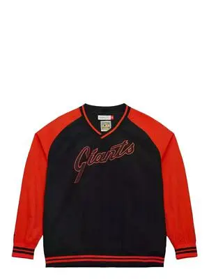 Mitchell & Ness Mlb San Francisco Giants Cooperstown Pullover - Black