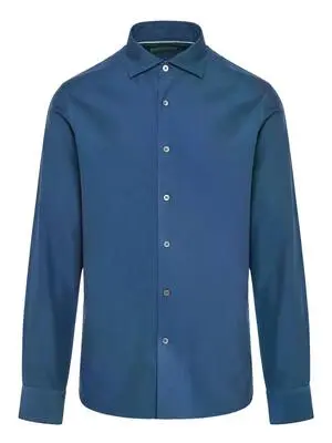 Canali Buttoned Shirt - Blue