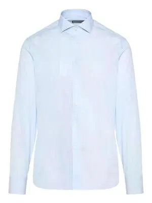 Canali Striped Shirt - Blue