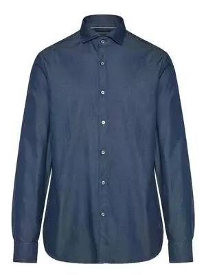 Canali Buttoned Shirt - Blue