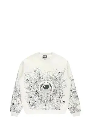 BILLIONAIRE BOYS CLUB Efigy Graphic Print Sweatshirt - Neutrals