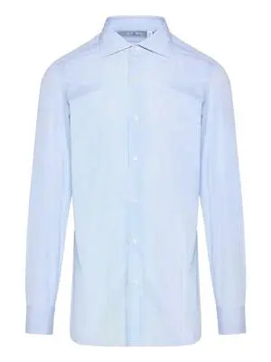 FINAMORE 1925 Striped Shirt - Blue