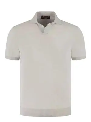 DORIANI CASHMERE Cashmere Polo Shirt Neutrals