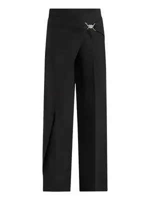 Manière De Voir Beryl Wrap Tailored Trousers - Black